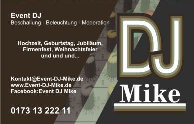 Event DJ Mike - Musik